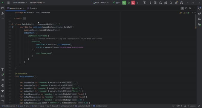 🚀 Creating a Unit Converter App with Android Studio and Kotlin! 📱💡 ... 🚀 Creating a Unit Converter App with Android Studio and Kotlin! 📱💡 ...