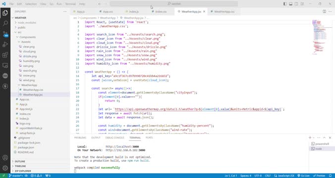 GOPIKA K on LinkedIn: #reactjs #openweatherapi #weatherapp #webdevelopment GOPIKA K on LinkedIn: #reactjs #openweatherapi #weatherapp #webdevelopment