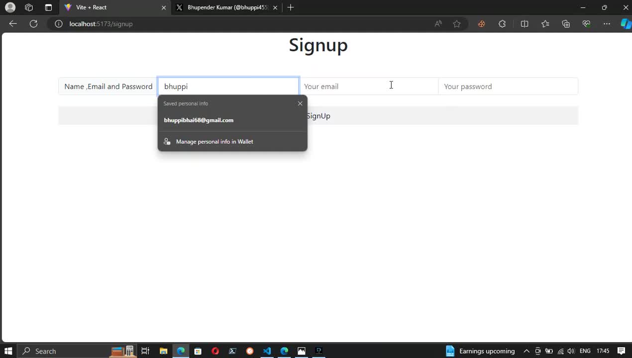 How to send a small user name to Navbar component | Bhupender Kumar ... How to send a small user name to Navbar component | Bhupender Kumar ...