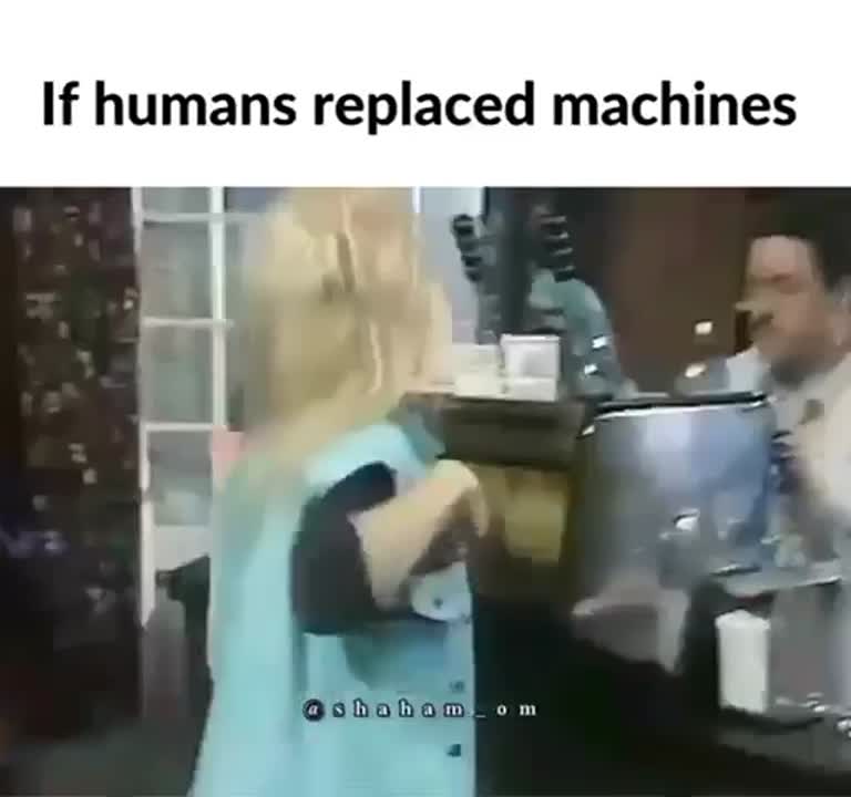 Alvin Foo on LinkedIn: Imagine if humans were to replace machines 😁 Alvin Foo on LinkedIn: Imagine if humans were to replace machines 😁