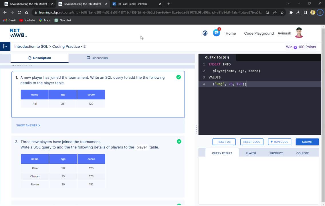 Avinash Irlapati on LinkedIn: #day21 #30daysofcode #coding #nxtwave # ... Avinash Irlapati on LinkedIn: #day21 #30daysofcode #coding #nxtwave # ...