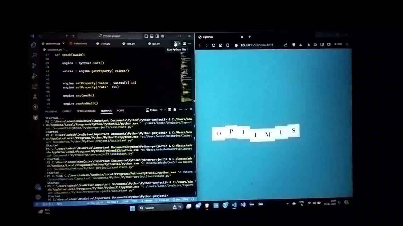 ADESH PRASAD DASH on LinkedIn: Built an AI assistant using python and ... ADESH PRASAD DASH on LinkedIn: Built an AI assistant using python and ...
