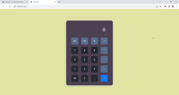Pradeep yadav on LinkedIn: I have made a calculator project using html ... Pradeep yadav on LinkedIn: I have made a calculator project using html ...