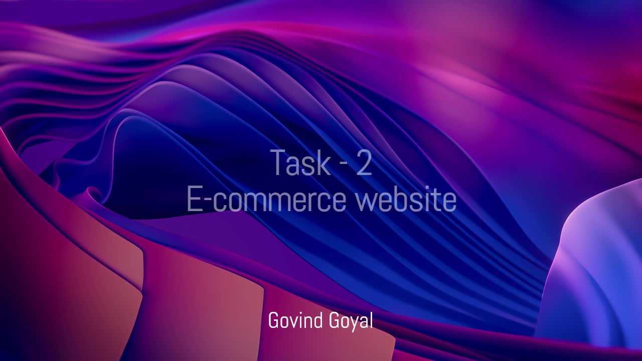 Govind Goyal on LinkedIn: #webdev #ecommerce #internlife Govind Goyal on LinkedIn: #webdev #ecommerce #internlife