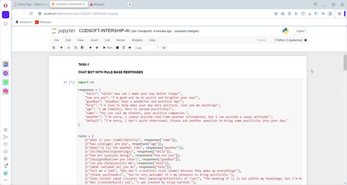 Vijay Karthik Balivada on LinkedIn: #codsoft Vijay Karthik Balivada on LinkedIn: #codsoft