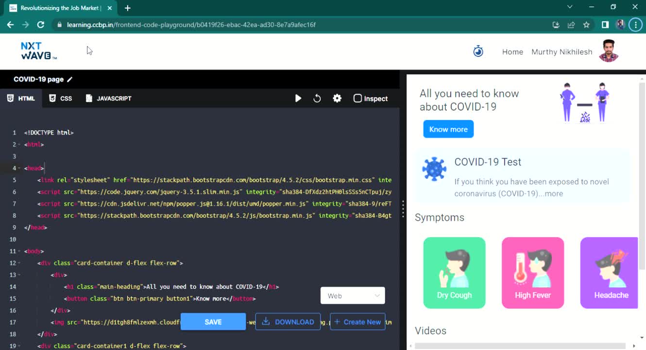Ch Murthy Nikhilesh on LinkedIn: #day5 #30daysofcodechallenge #css # ... Ch Murthy Nikhilesh on LinkedIn: #day5 #30daysofcodechallenge #css # ...