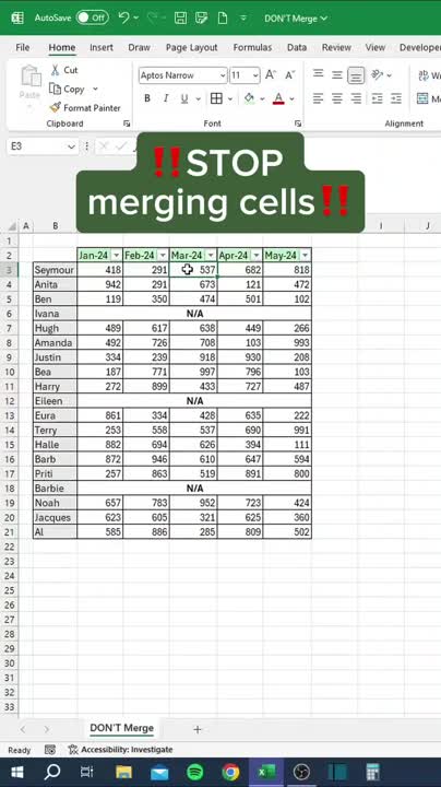 Jaminur Amin Ratul on LinkedIn: 🌿10 Best Tips to Avoid Merging Cells in ... Jaminur Amin Ratul on LinkedIn: 🌿10 Best Tips to Avoid Merging Cells in ...
