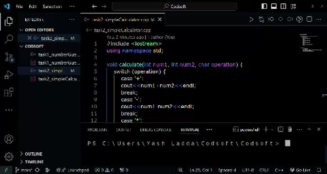 Yash Ladda on LinkedIn: #internship #codsoft #codsoft #coding # ... Yash Ladda on LinkedIn: #internship #codsoft #codsoft #coding # ...