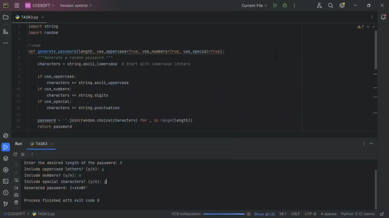 Harita M U on LinkedIn: #codsoft #pythonprogramming Harita M U on LinkedIn: #codsoft #pythonprogramming