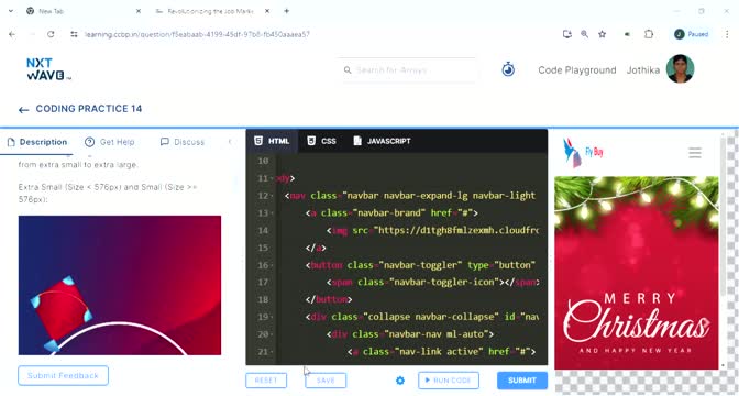 Jothika B on LinkedIn: #day20 #30daysofcodechallenge #nxtwave #ccbp # ... Jothika B on LinkedIn: #day20 #30daysofcodechallenge #nxtwave #ccbp # ...