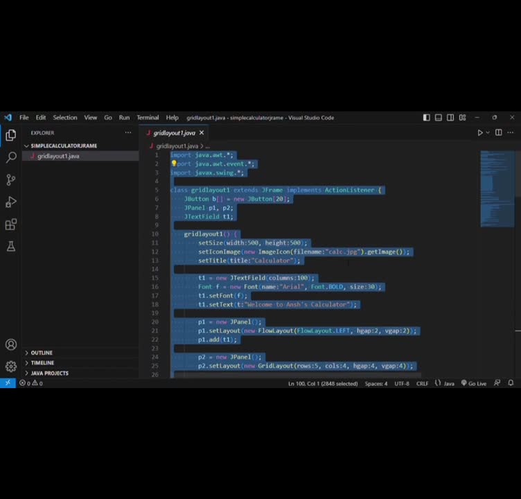 Ansh Saini on LinkedIn: simple calculator GUI using java swing components Ansh Saini on LinkedIn: simple calculator GUI using java swing components