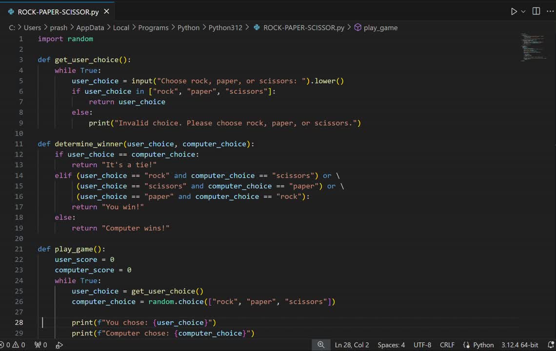 Siddharth Rathore on LinkedIn: #internship #pythonprogrammer #codsoft # ... Siddharth Rathore on LinkedIn: #internship #pythonprogrammer #codsoft # ...