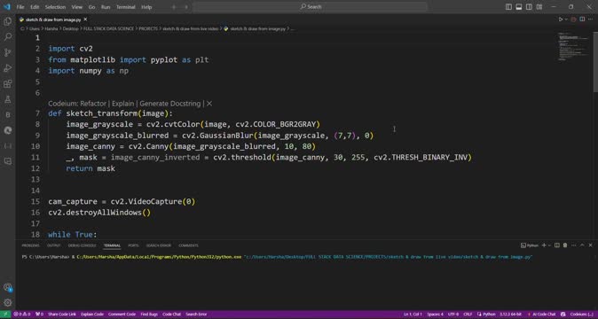 Challa Harsha Vardhan on LinkedIn: #sketchtransformation #opencv # ... Challa Harsha Vardhan on LinkedIn: #sketchtransformation #opencv # ...