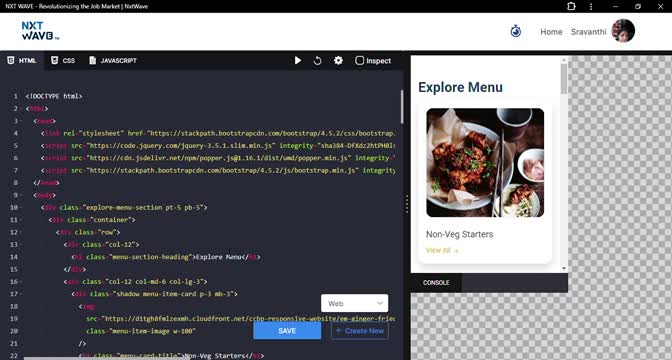 Sravanthi K. on LinkedIn: #day6 #30daysofcodechallenge #ccbp #nxtwav Sravanthi K. on LinkedIn: #day6 #30daysofcodechallenge #ccbp #nxtwav