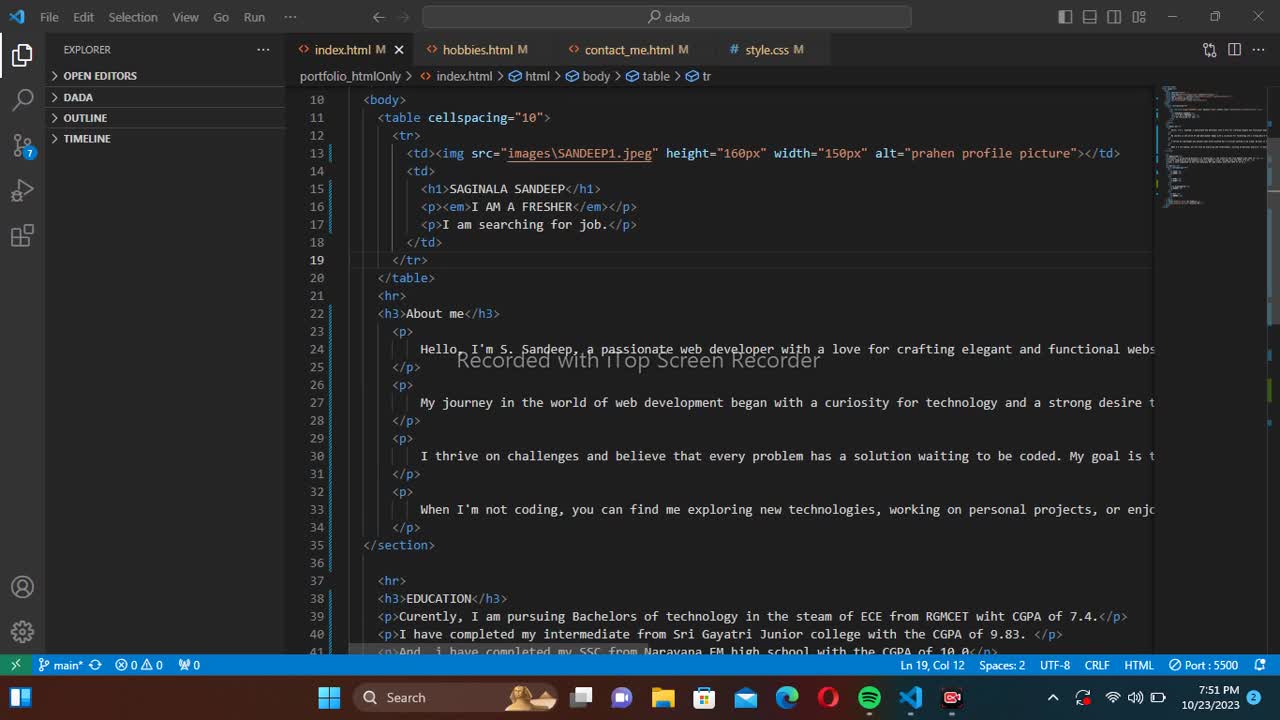 saginala sandeep on LinkedIn: #codsoft #intern #webdevelopment saginala sandeep on LinkedIn: #codsoft #intern #webdevelopment