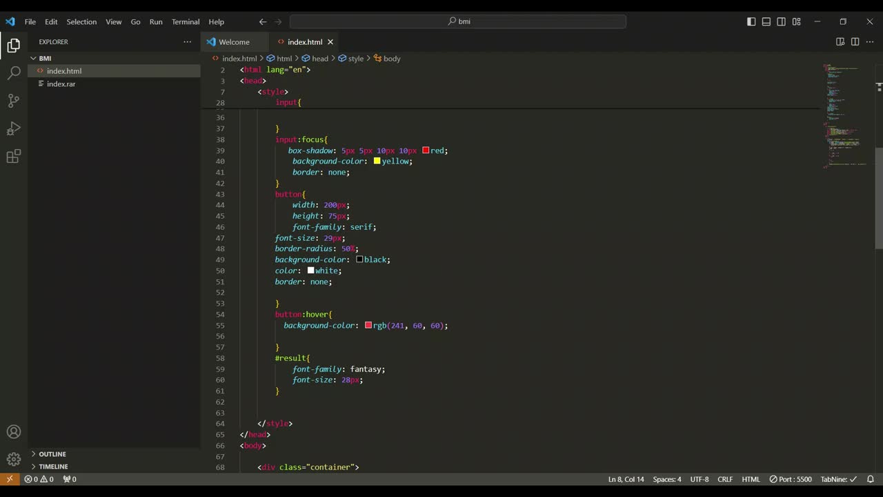 Rahul Kanchi on LinkedIn: #html #css #javascript #bmicalculator Rahul Kanchi on LinkedIn: #html #css #javascript #bmicalculator