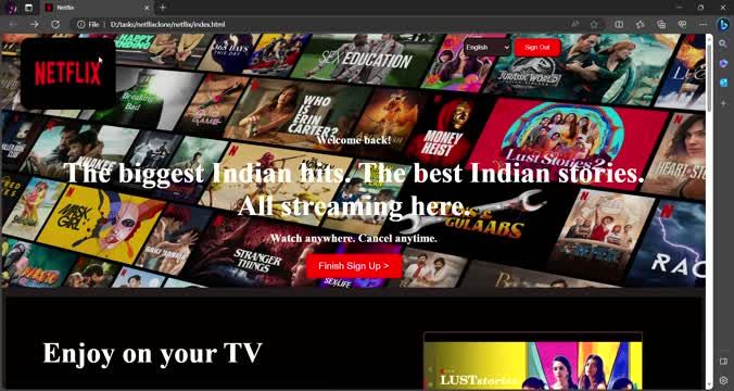 SAI TEJA on LinkedIn: #html #css #git #github #netflixclone # ... SAI TEJA on LinkedIn: #html #css #git #github #netflixclone # ...