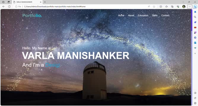 Varla. Manishanker on LinkedIn: #bharatintern #task1 #webdevelopment # ... Varla. Manishanker on LinkedIn: #bharatintern #task1 #webdevelopment # ...