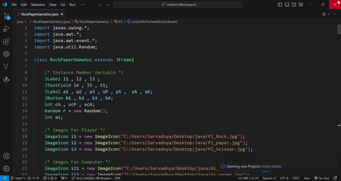 Dhanashri Bhavsar on LinkedIn: #java #programming #gamedevelopment #gui ... Dhanashri Bhavsar on LinkedIn: #java #programming #gamedevelopment #gui ...