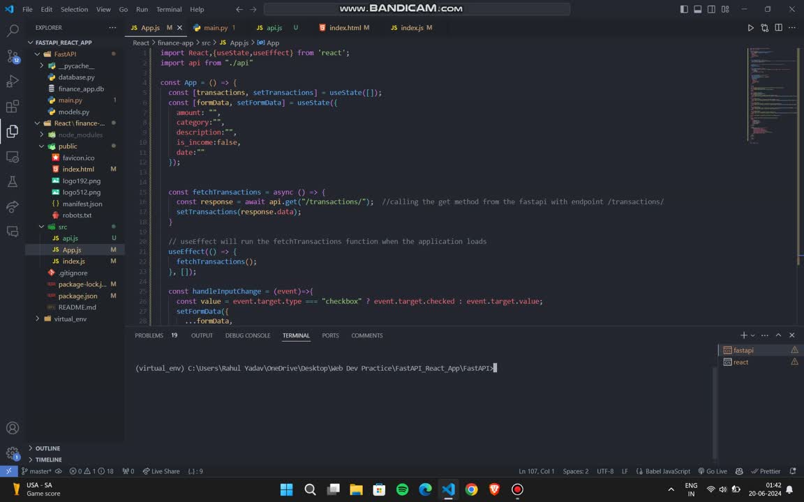 Rahul Yadav on LinkedIn: #python #fastapi #react #sqlalchemy #bootstrap ... Rahul Yadav on LinkedIn: #python #fastapi #react #sqlalchemy #bootstrap ...
