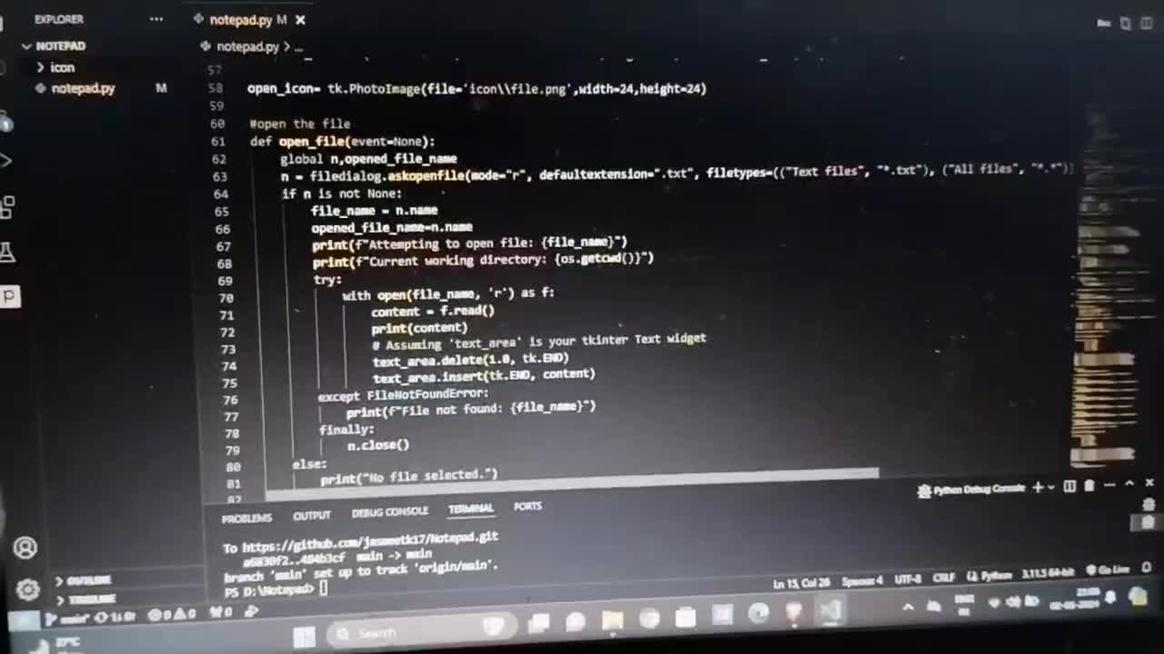 Jasmeet Kaur on LinkedIn: #texteditor #python #tkinter #codingprojects ... Jasmeet Kaur on LinkedIn: #texteditor #python #tkinter #codingprojects ...