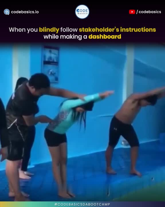 Codebasics on LinkedIn: When you blindly follow stakeholder's instruction Codebasics on LinkedIn: When you blindly follow stakeholder's instruction