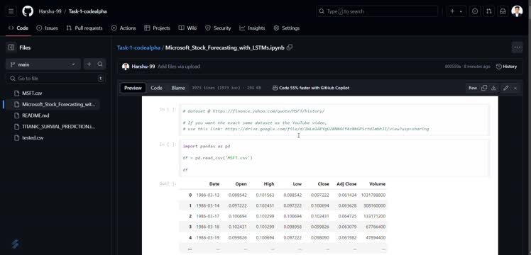 G.Harsha Vardhan Reddy on LinkedIn: CodeAlpha 🌟 Exciting Milestone ... G.Harsha Vardhan Reddy on LinkedIn: CodeAlpha 🌟 Exciting Milestone ...