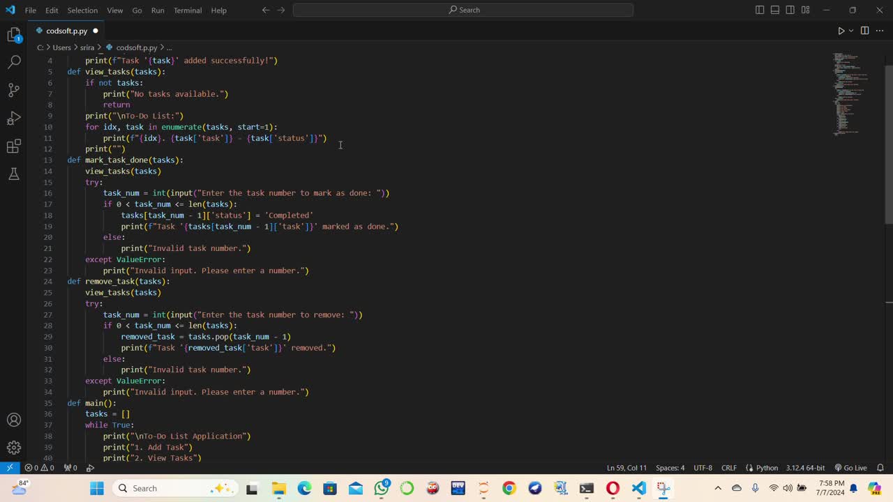 Katakam Akshay on LinkedIn: #python #codsoft #internship #todolist # ... Katakam Akshay on LinkedIn: #python #codsoft #internship #todolist # ...