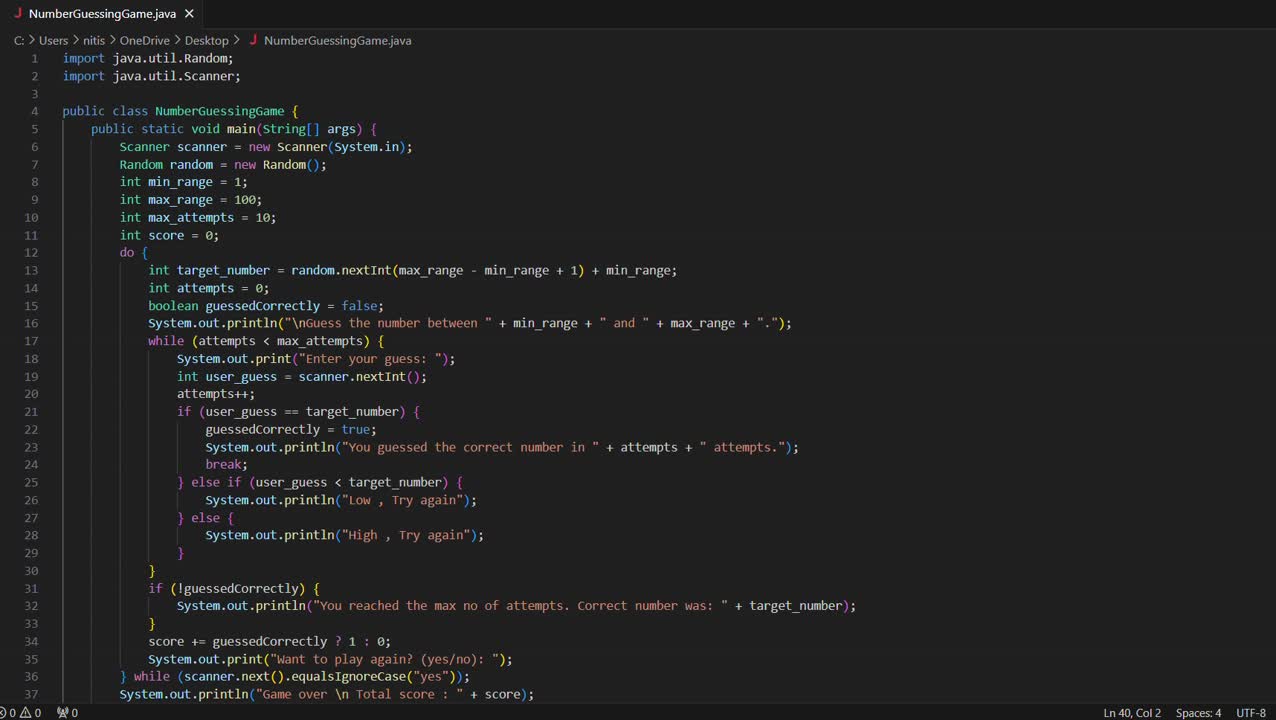 NITISH KUMAR on LinkedIn: #codsoftinternship #javaprogramming # ... NITISH KUMAR on LinkedIn: #codsoftinternship #javaprogramming # ...