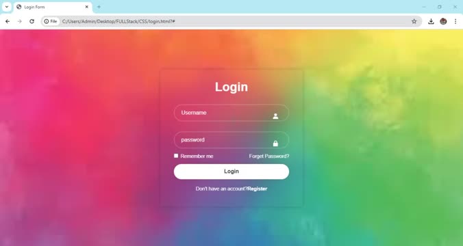 Completed a responsive login page using HTML and CSS | SHANMUGAPRIYA K ... Completed a responsive login page using HTML and CSS | SHANMUGAPRIYA K ...