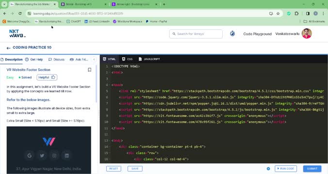 Venkateswarlu Koppula on LinkedIn: #day8 #nxtwave #ccbp #nxtwave # ... Venkateswarlu Koppula on LinkedIn: #day8 #nxtwave #ccbp #nxtwave # ...