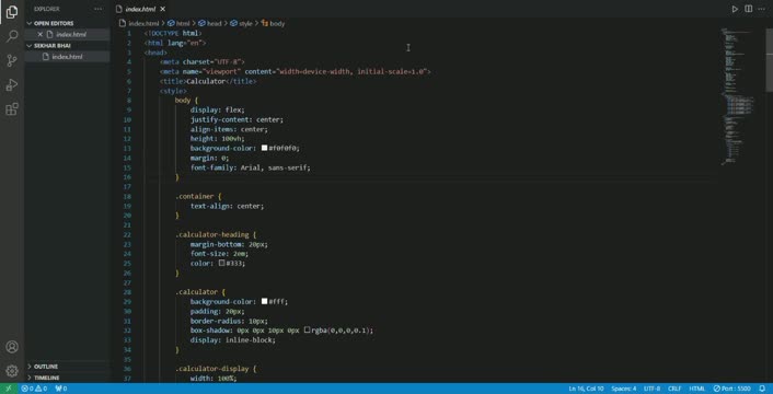 Shekhar Nayak on LinkedIn: InternPe I have make a calculator using HTML ... Shekhar Nayak on LinkedIn: InternPe I have make a calculator using HTML ...