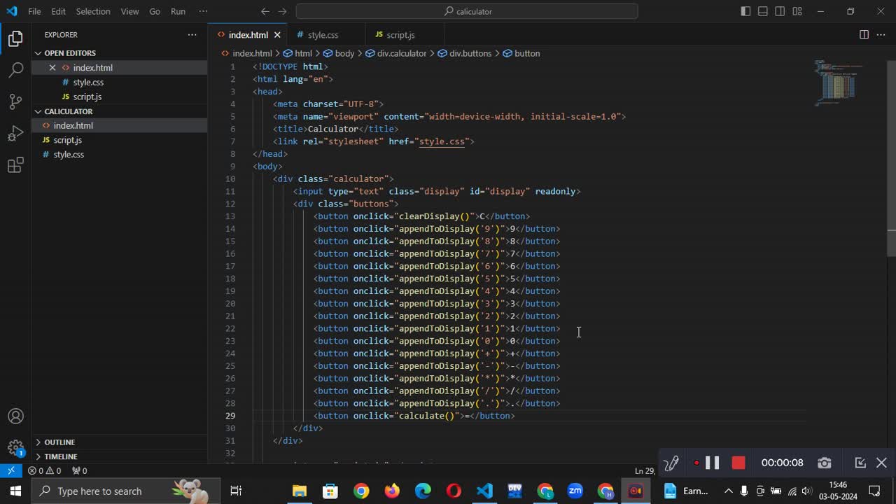 Hari Charan on LinkedIn: Caliculator using html, css and javascript ... Hari Charan on LinkedIn: Caliculator using html, css and javascript ...
