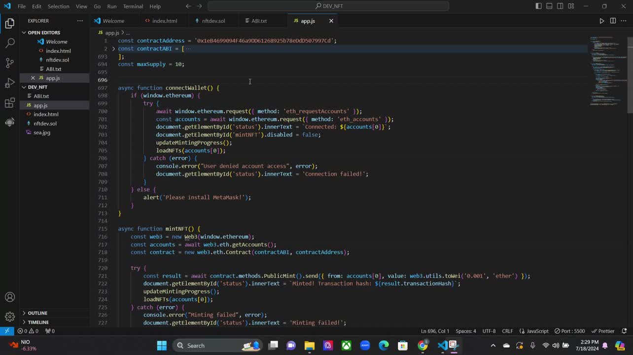 Suresh Bhanuka on LinkedIn: #nft #blockchain #dapp #solidity # ... Suresh Bhanuka on LinkedIn: #nft #blockchain #dapp #solidity # ...