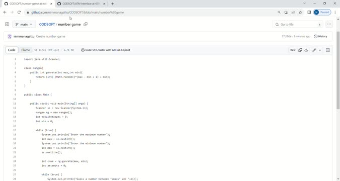Nimmanagattu Neha on LinkedIn: #task1 #java #codsoft #intership Nimmanagattu Neha on LinkedIn: #task1 #java #codsoft #intership