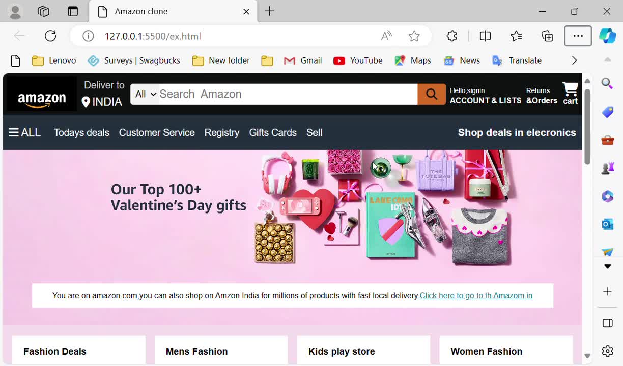 Shivani Singh on LinkedIn: #html #css #webdev #amazonclone Shivani Singh on LinkedIn: #html #css #webdev #amazonclone