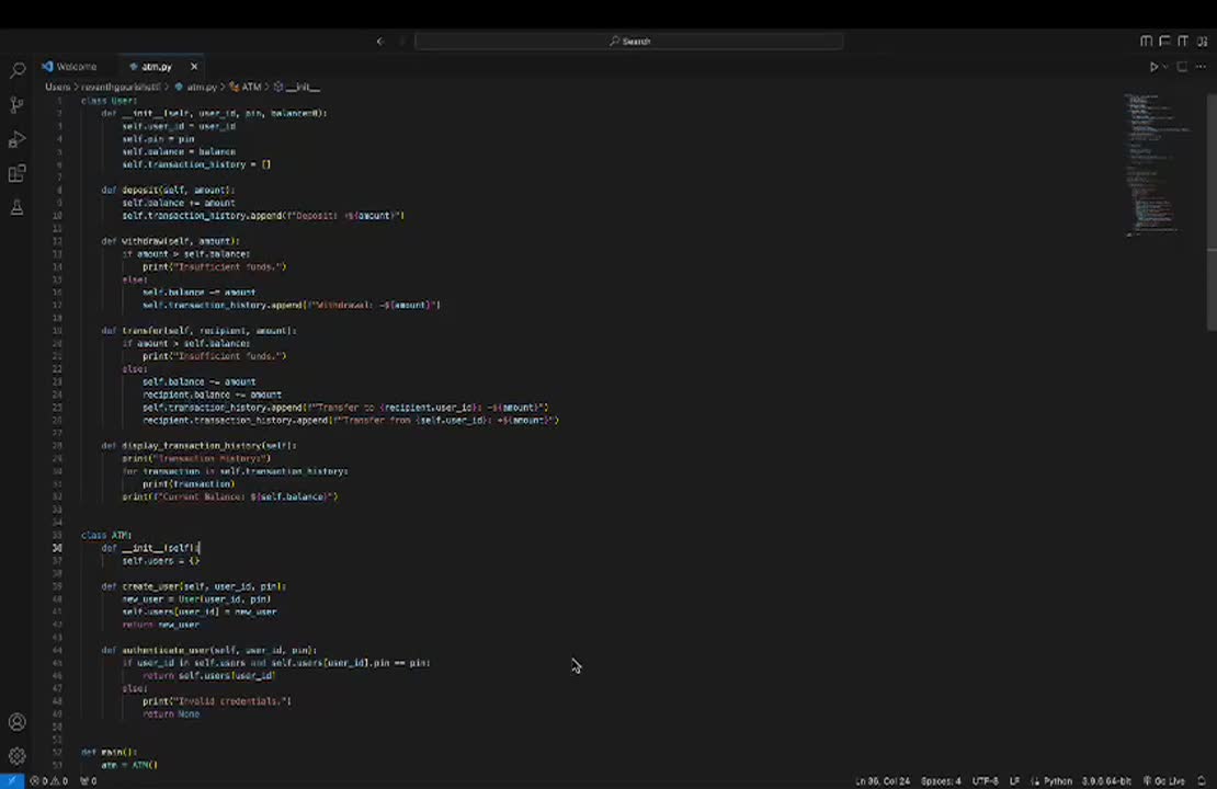 Abhi Ram Dhulipala on LinkedIn: #pythondeveloper #atminterface # ... Abhi Ram Dhulipala on LinkedIn: #pythondeveloper #atminterface # ...