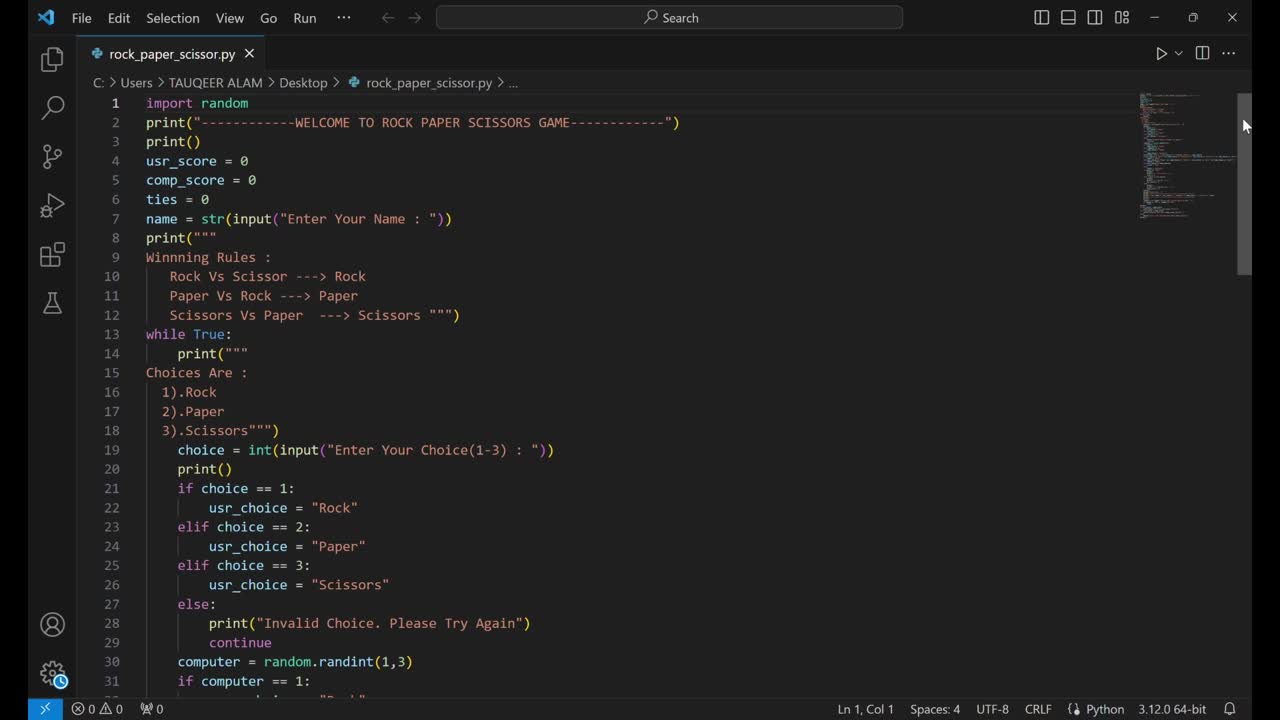 Completed #Task3 of Python Programming internship at CodSoft. Created a ... Completed #Task3 of Python Programming internship at CodSoft. Created a ...