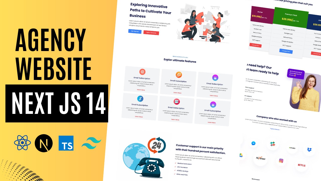 Sajal Talukder on LinkedIn: Agency Website using Next JS 14 Sajal Talukder on LinkedIn: Agency Website using Next JS 14