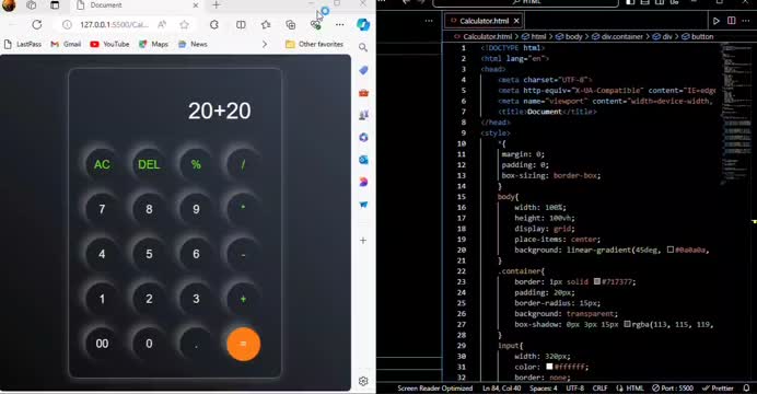 Ayush Kumar Rai on LinkedIn: #html #css #javascript #calculator #project Ayush Kumar Rai on LinkedIn: #html #css #javascript #calculator #project