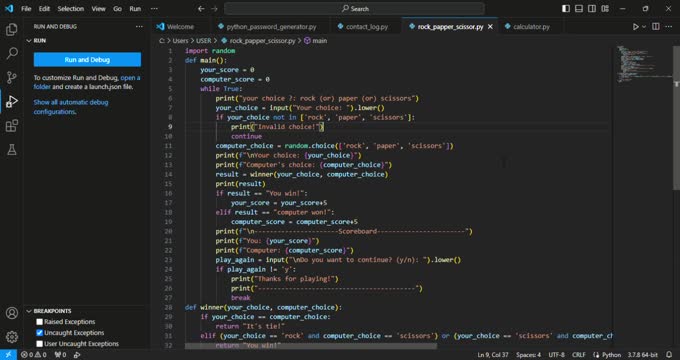 Arunarishiraj K on LinkedIn: #python_programming Arunarishiraj K on LinkedIn: #python_programming