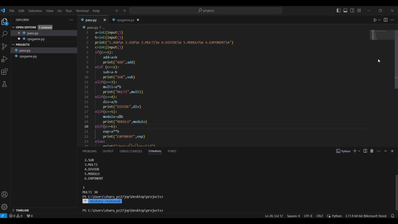 Sharu Arumugam on LinkedIn: #python #project #codsoft #internship Sharu Arumugam on LinkedIn: #python #project #codsoft #internship