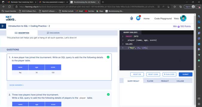 Vasu viyyapu on LinkedIn: #ccbp #nxtwave #100daysofcodechallenge # ... Vasu viyyapu on LinkedIn: #ccbp #nxtwave #100daysofcodechallenge # ...