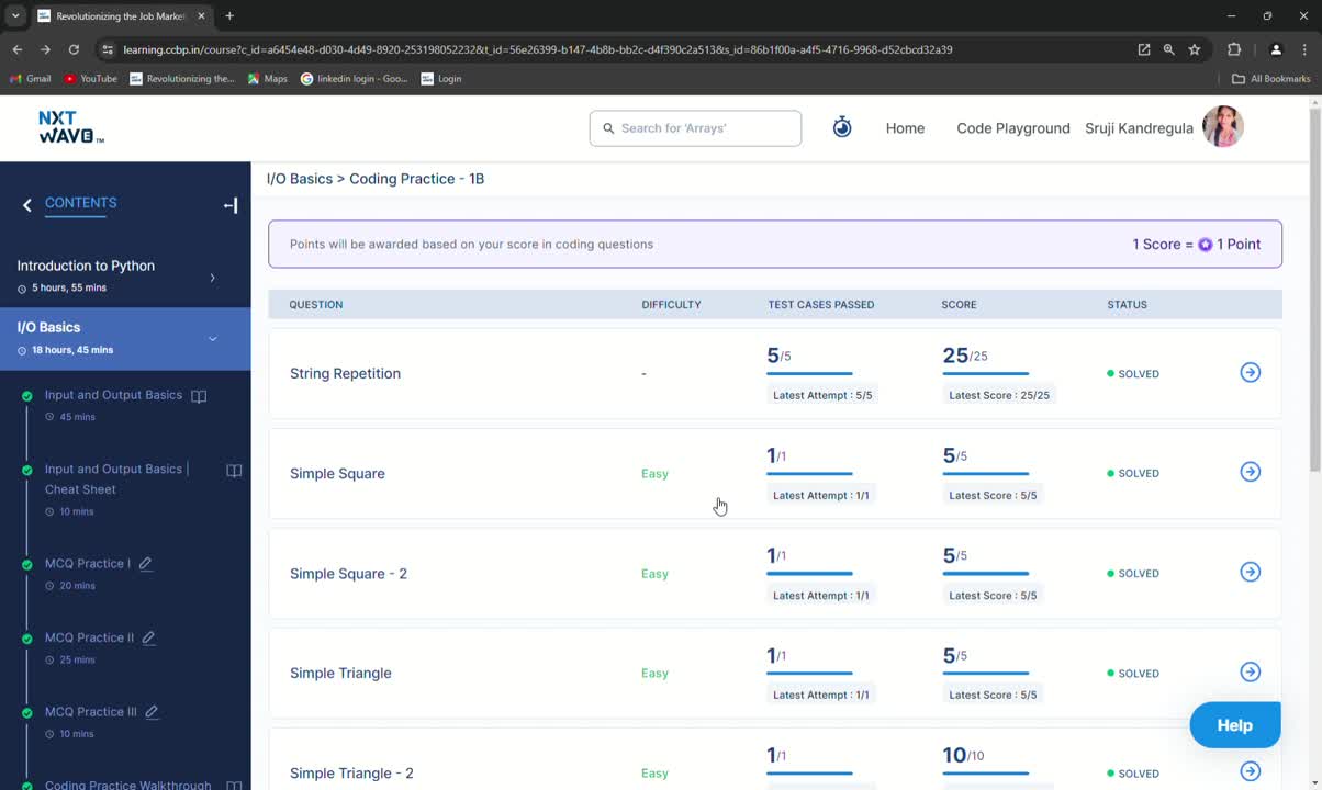 Sruji K on LinkedIn: #day #codingpractice #pythonprogramming Sruji K on LinkedIn: #day #codingpractice #pythonprogramming