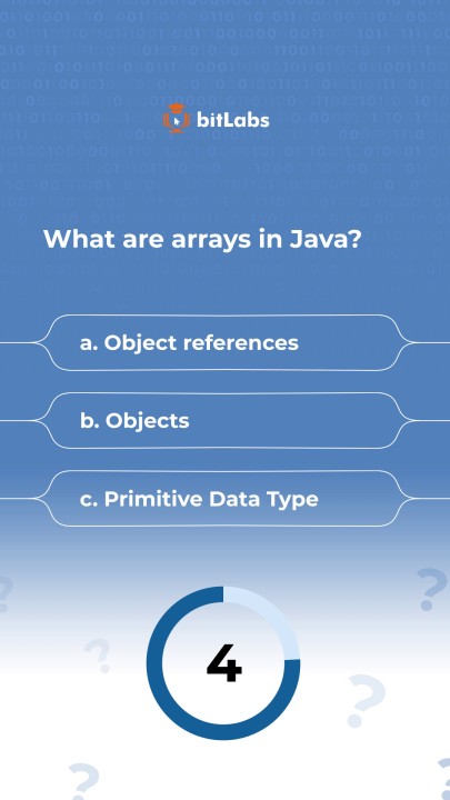 bitLabs on LinkedIn: #java #bitlabs #javacode #javaquiz #codingchallenge bitLabs on LinkedIn: #java #bitlabs #javacode #javaquiz #codingchallenge
