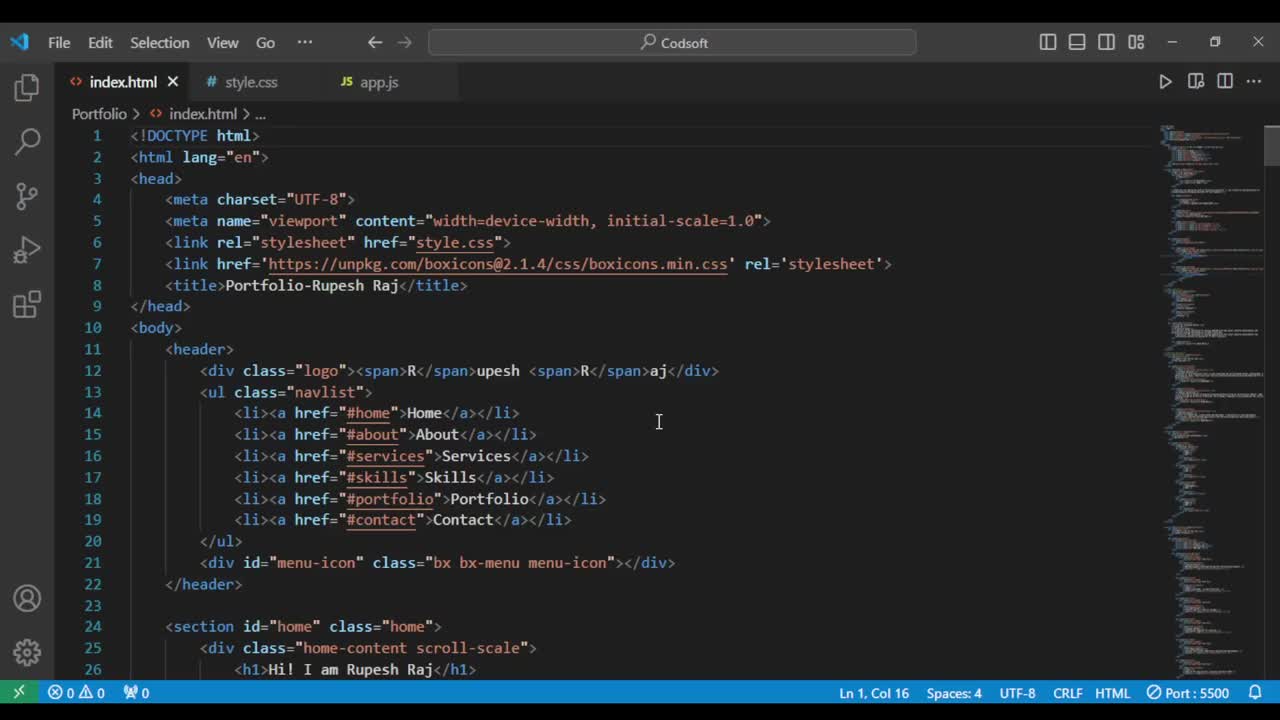 Rupesh Raj on LinkedIn: #webdevelopment #internship #intern #portfolio ... Rupesh Raj on LinkedIn: #webdevelopment #internship #intern #portfolio ...