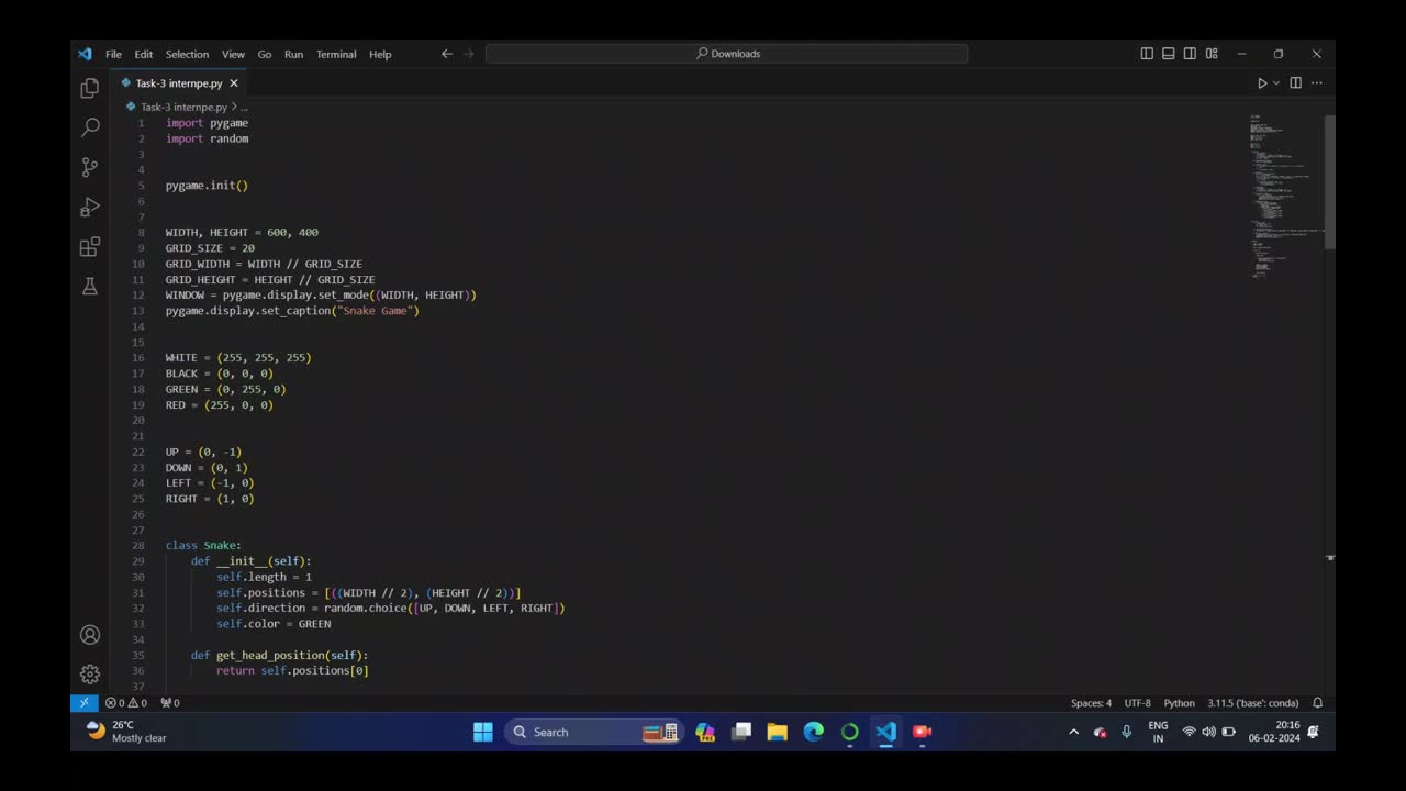 DUSHYANTH N on LinkedIn: #python #gamedevelopment #internship # ... DUSHYANTH N on LinkedIn: #python #gamedevelopment #internship # ...