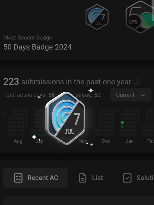 Akshay Pratap Singh on LinkedIn: #leetcode #coding #continuouslearning Akshay Pratap Singh on LinkedIn: #leetcode #coding #continuouslearning