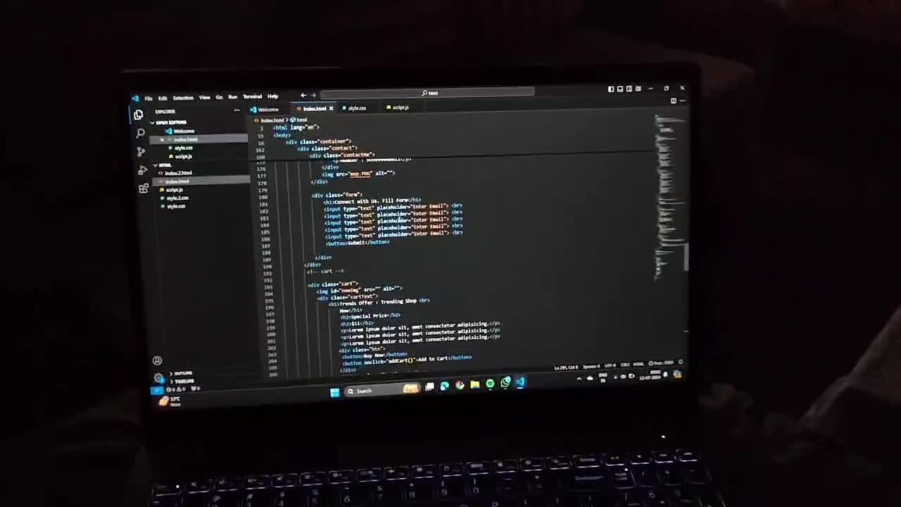 Rajan Rawat on LinkedIn: #internpe #html #css #script #web #internpe Rajan Rawat on LinkedIn: #internpe #html #css #script #web #internpe