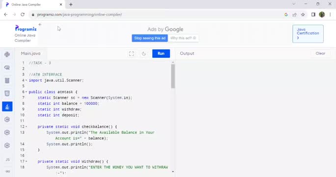 Aitha Rakesh on LinkedIn: #java #codsoft #internship #codsoftinternship Aitha Rakesh on LinkedIn: #java #codsoft #internship #codsoftinternship